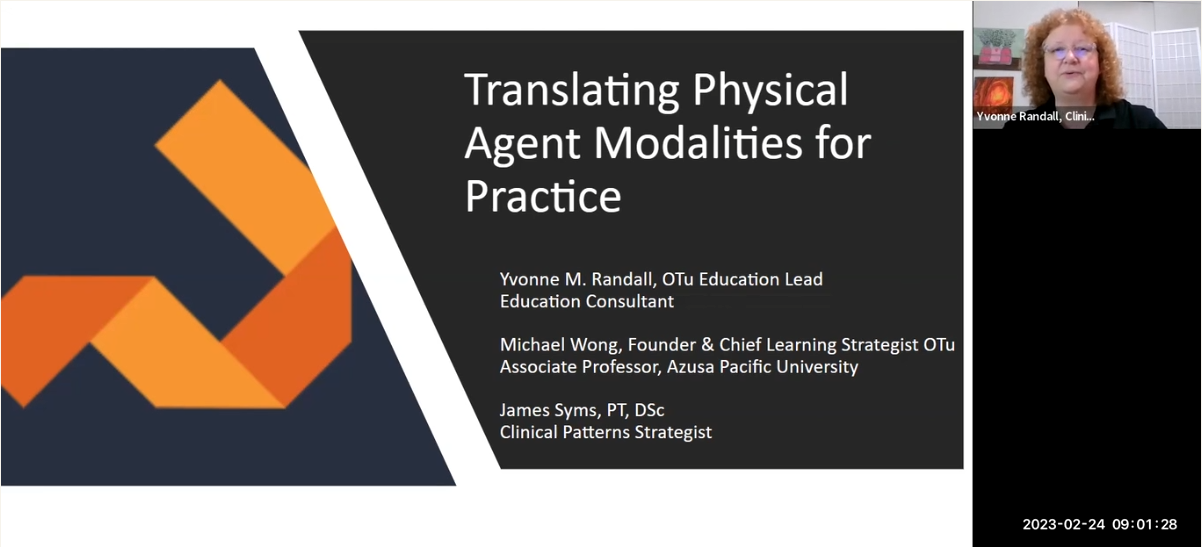 Translating Physical Agents Modalities for Practice | Clinical Pattern Recognition