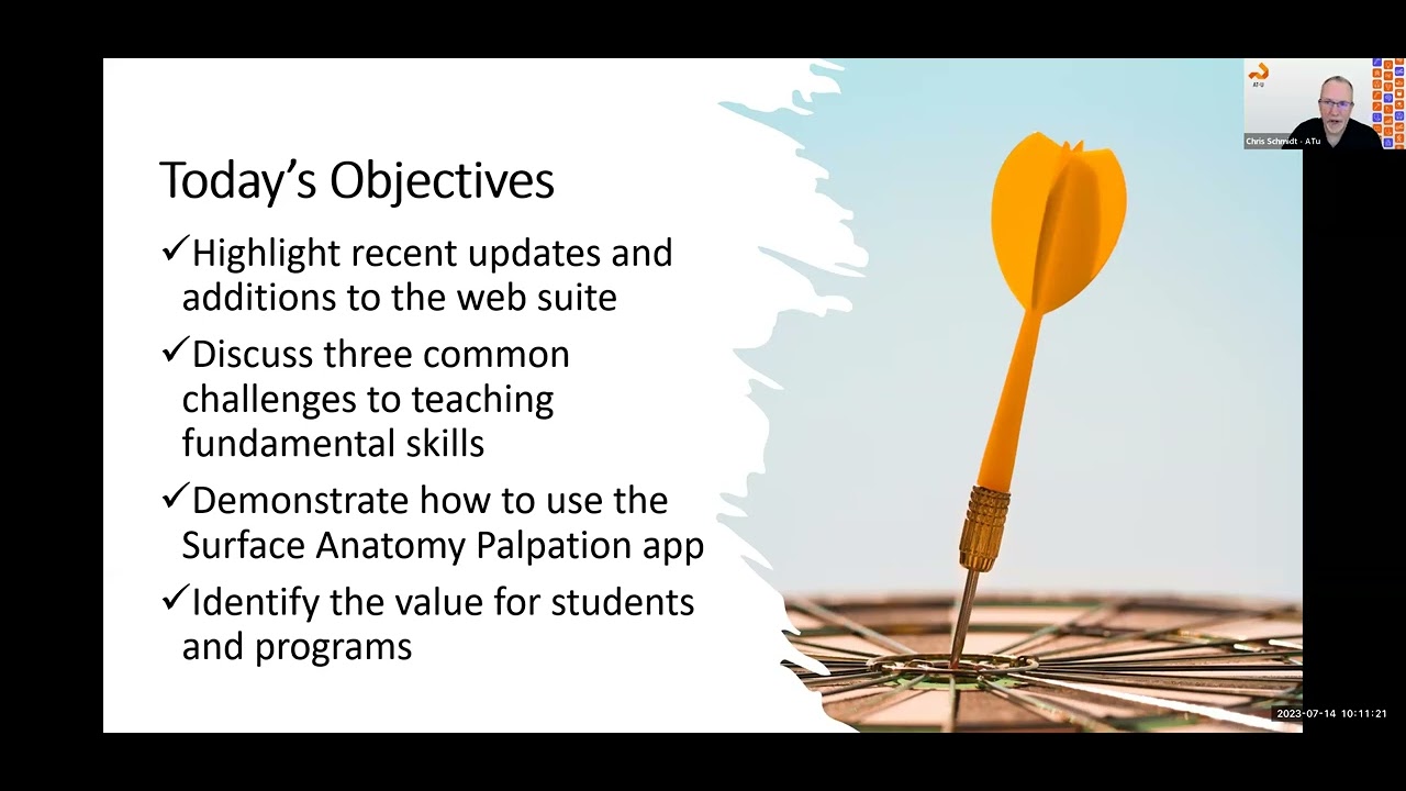 Fundamental Skills: Teaching Surface Anatomy Palpation with the ATu App ...